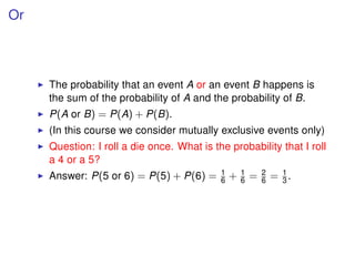 C2 st lecture 9 probability handout | PPT