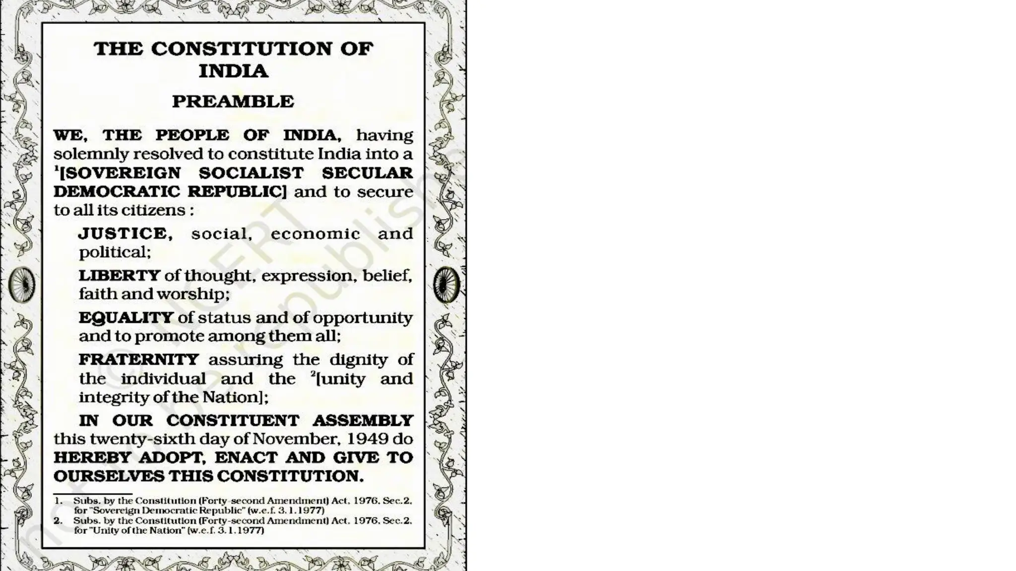 Constitutional Design chapter notes full | PDF