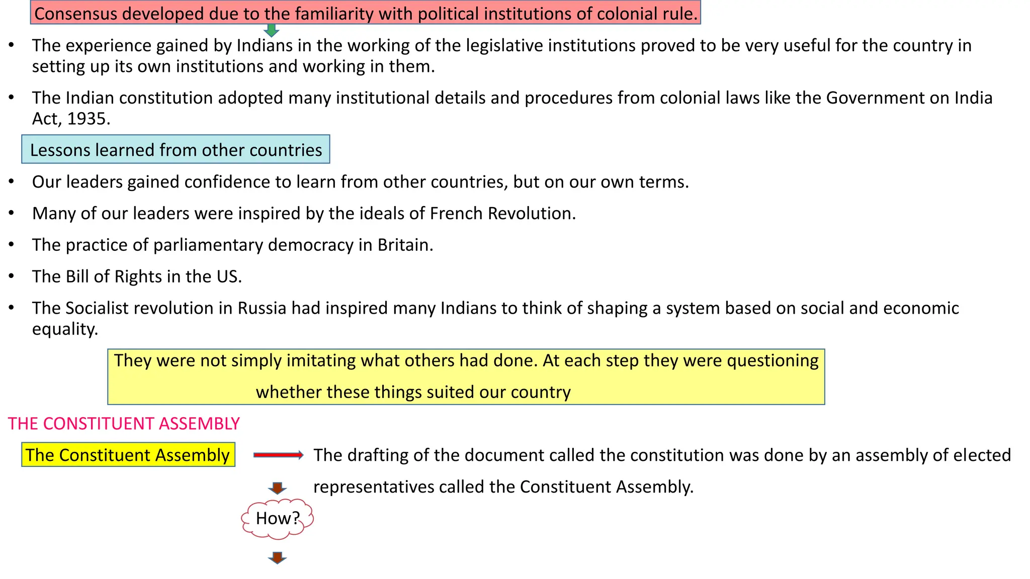 Constitutional Design chapter notes full | PDF