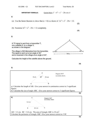 C2 test chap 1 and 2 | DOCX