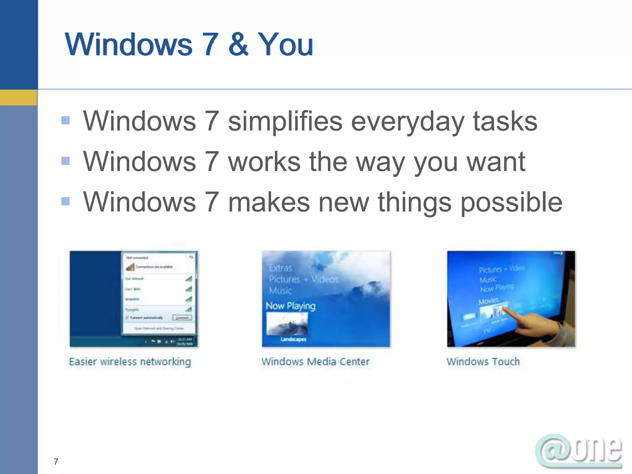 Intro Windows 7 | PPT