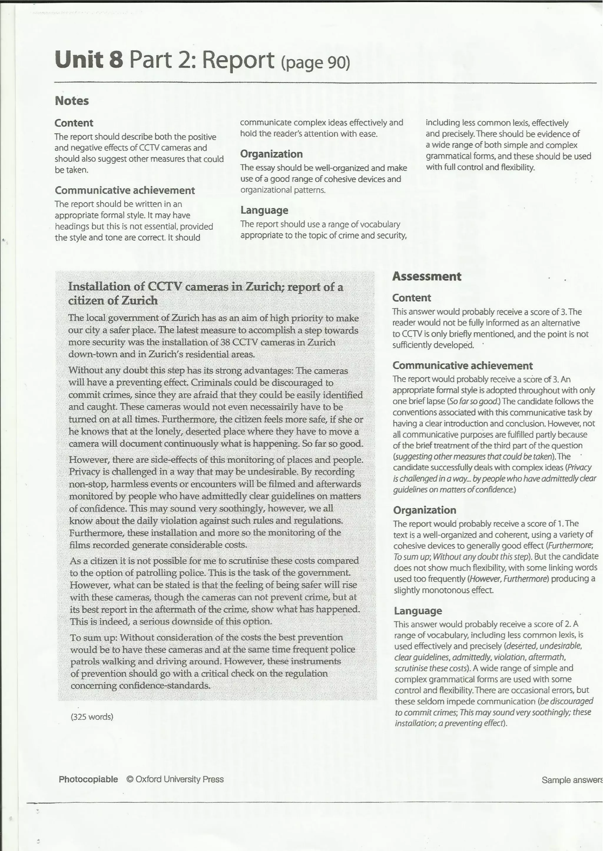 C2 writing samples for proficiency assessment | PDF