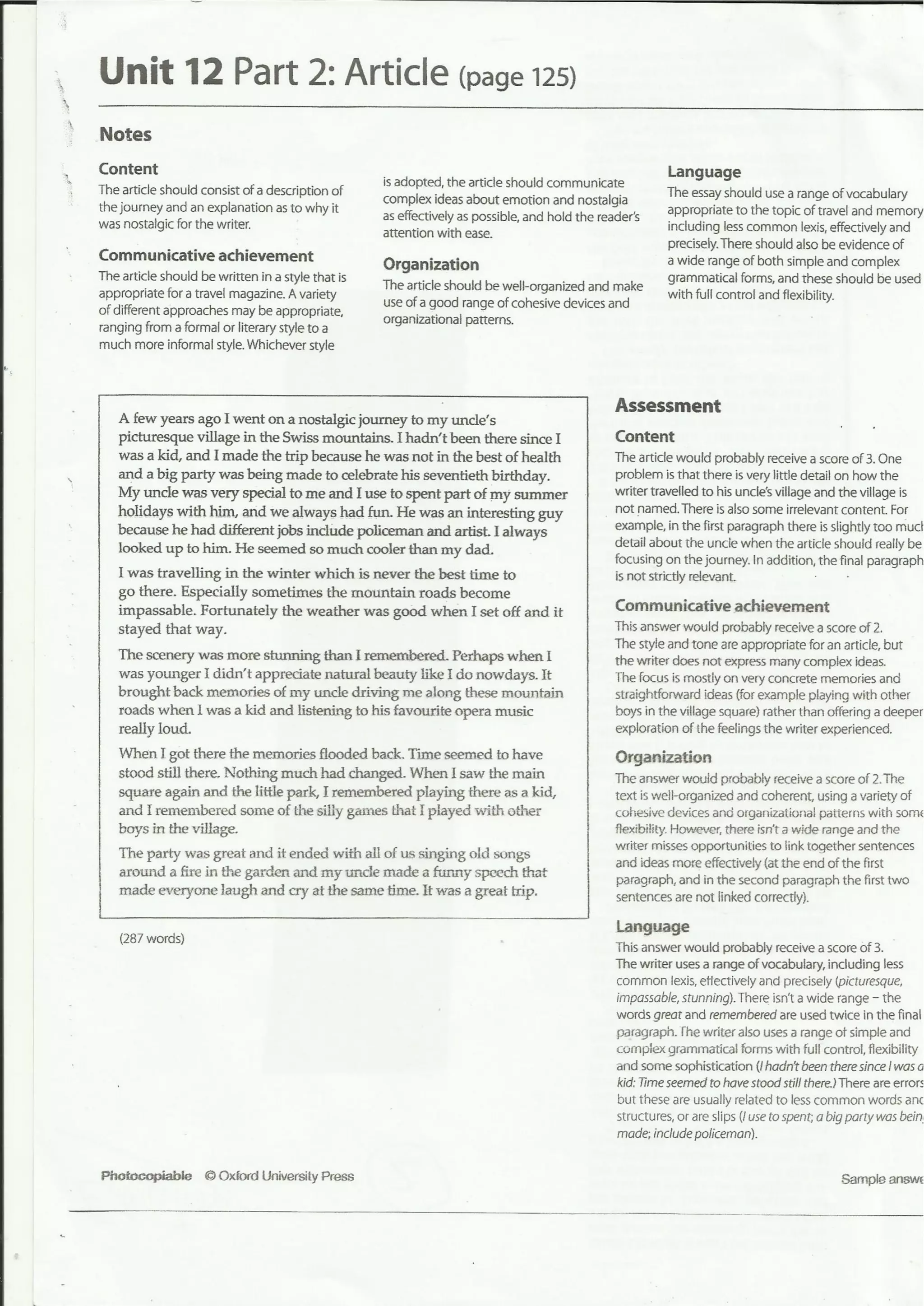 C2 writing samples for proficiency assessment | PDF