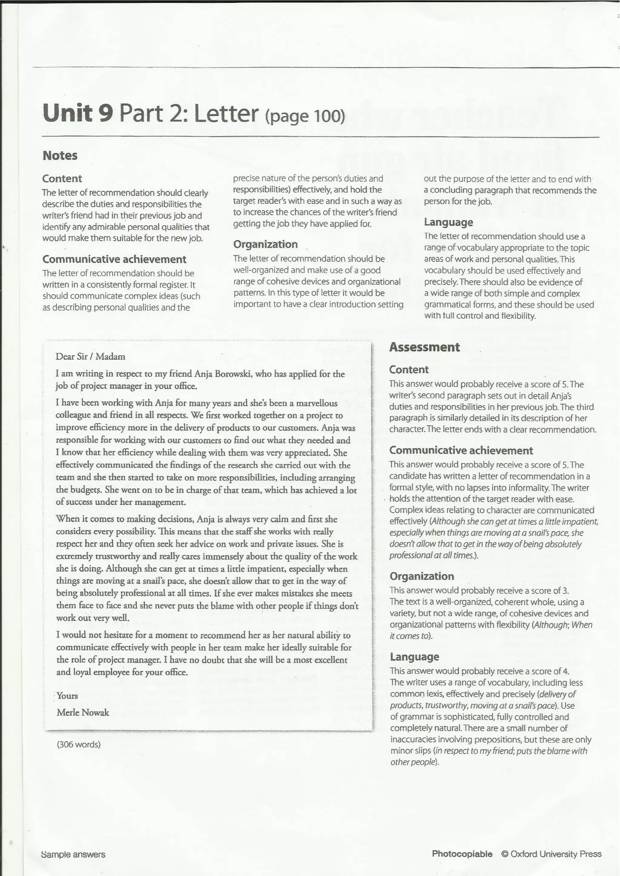 C2 writing samples for proficiency assessment | PDF