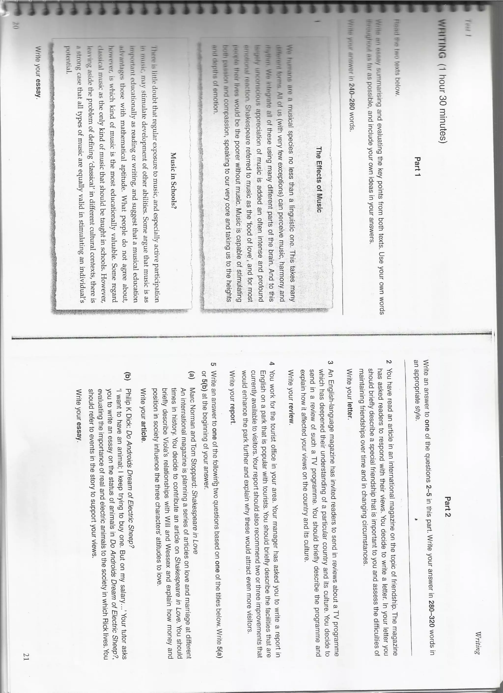 C2 writing test third term | PDF