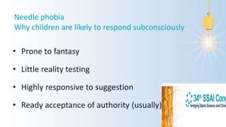 Needle phobia in paediatric anaesthesia | PPT