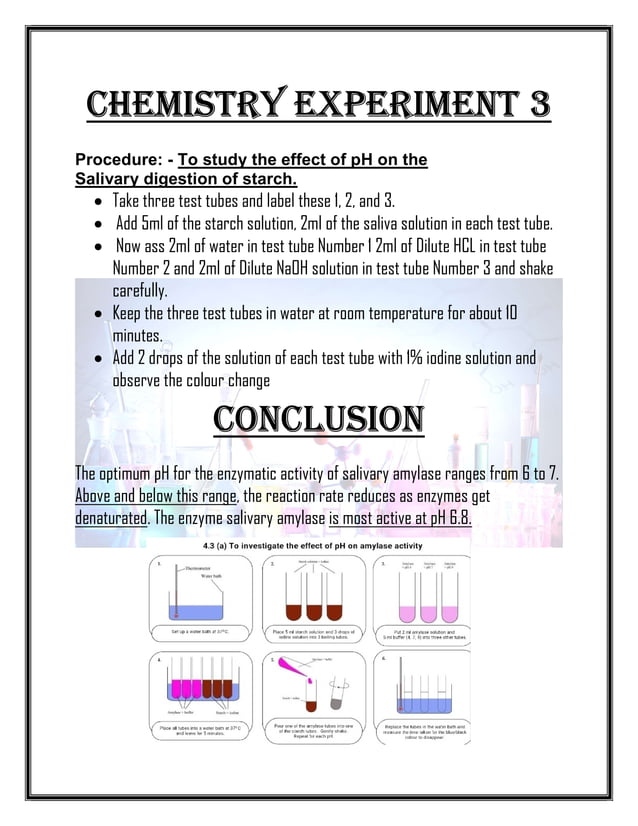 Chemistry investigatory project