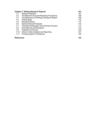 C3 1 Research Methods And Writing Research Proposals | PDF