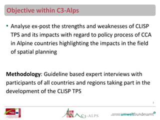 C3 Alps - How to optimise impacts | PPT