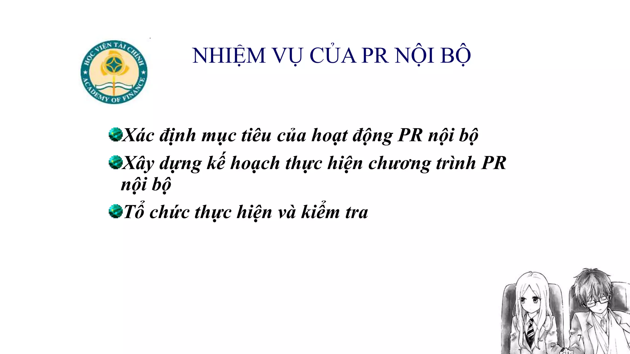 Chương 3: PR (PR nội bộ) | PPTX