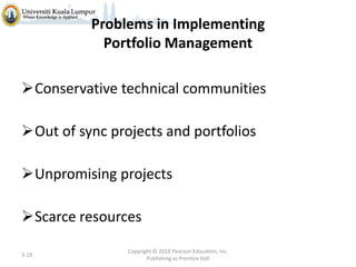 Project Management C3 -project_selection_and_portfolio_management | PPT