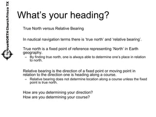 Finding Your True North | PPT