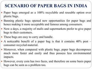 Life cycle assessment of bags final | PPTX