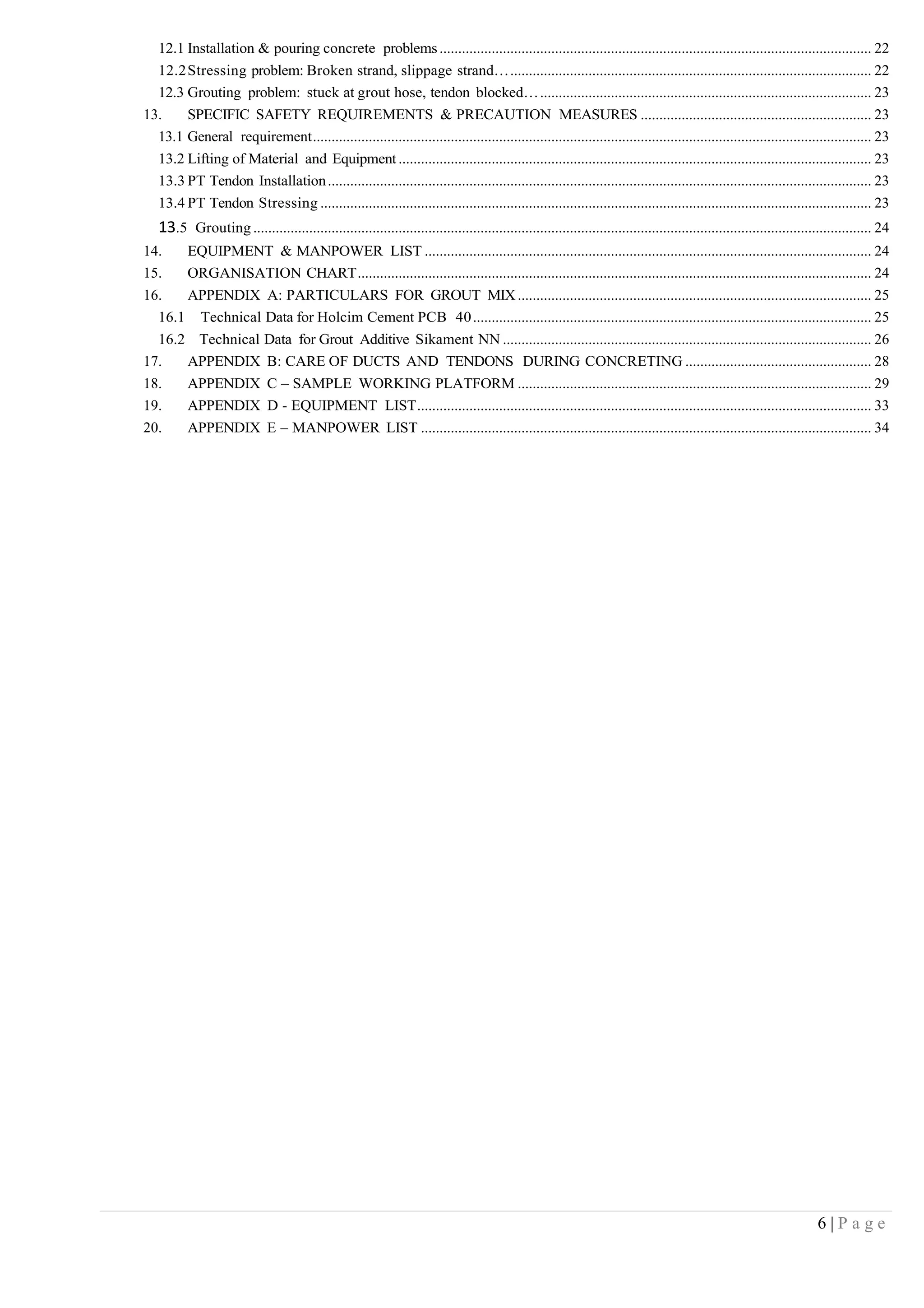 01 Construction Code of Practice - Method of Statement | PDF
