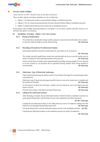 01 Construction Code of Practice - Method of Statement | PDF
