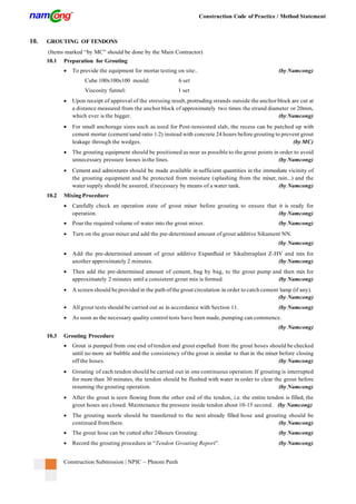 01 Construction Code of Practice - Method of Statement | PDF