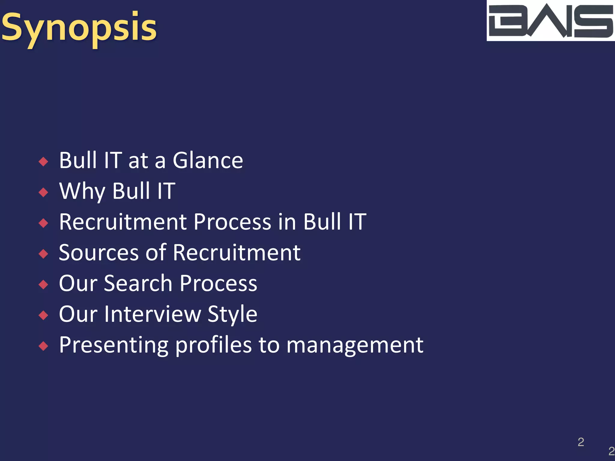 Bull IT- Recruitment Process | PDF