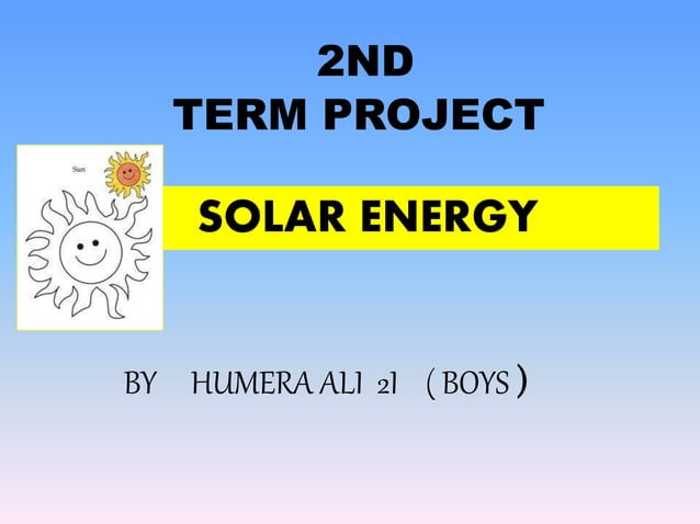 SOLAR ENERGY PPT FOR PROJECT | PPT