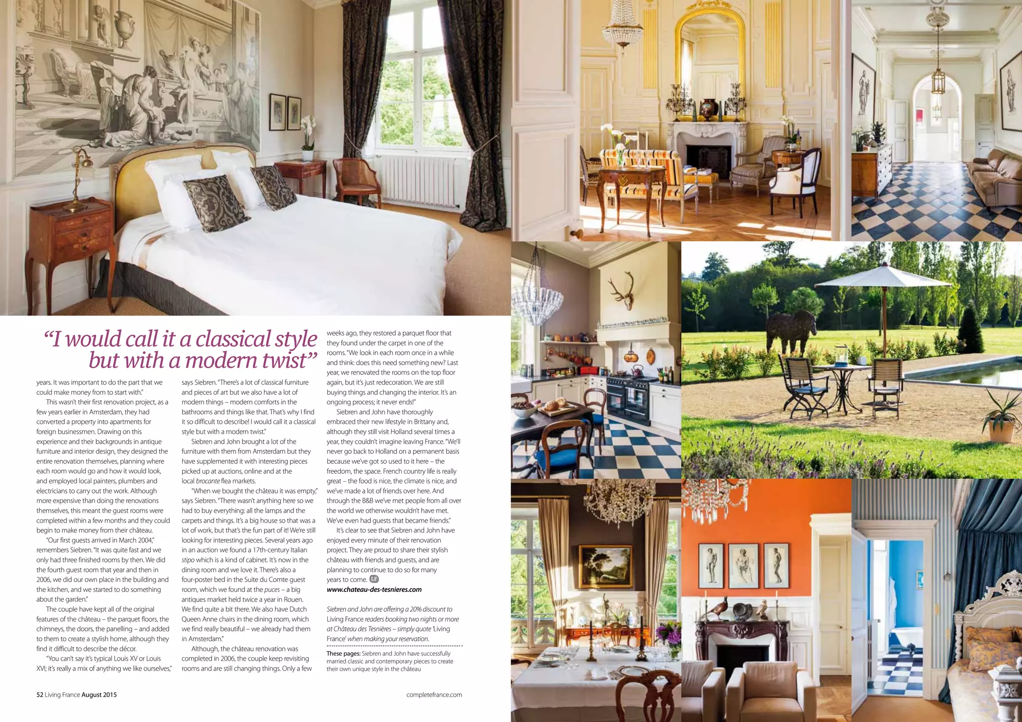 Living France Aug 2015 A La Maison | PDF