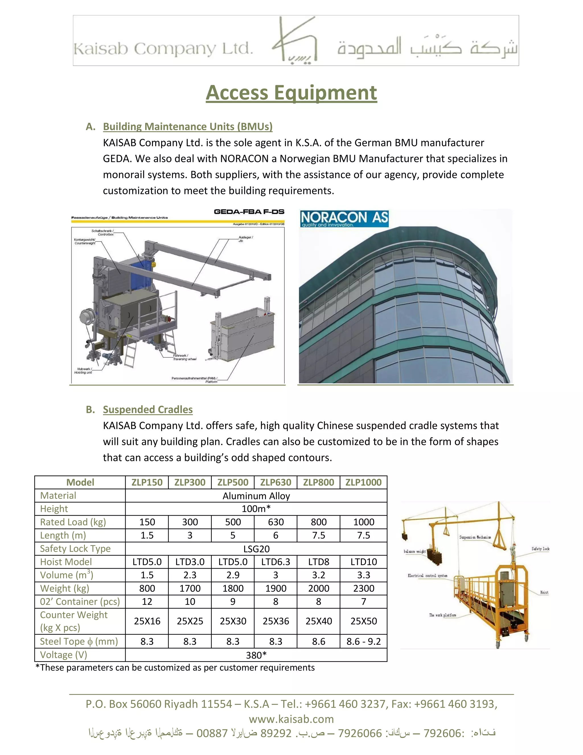 0.002_kaisab company profile -equepment | PDF