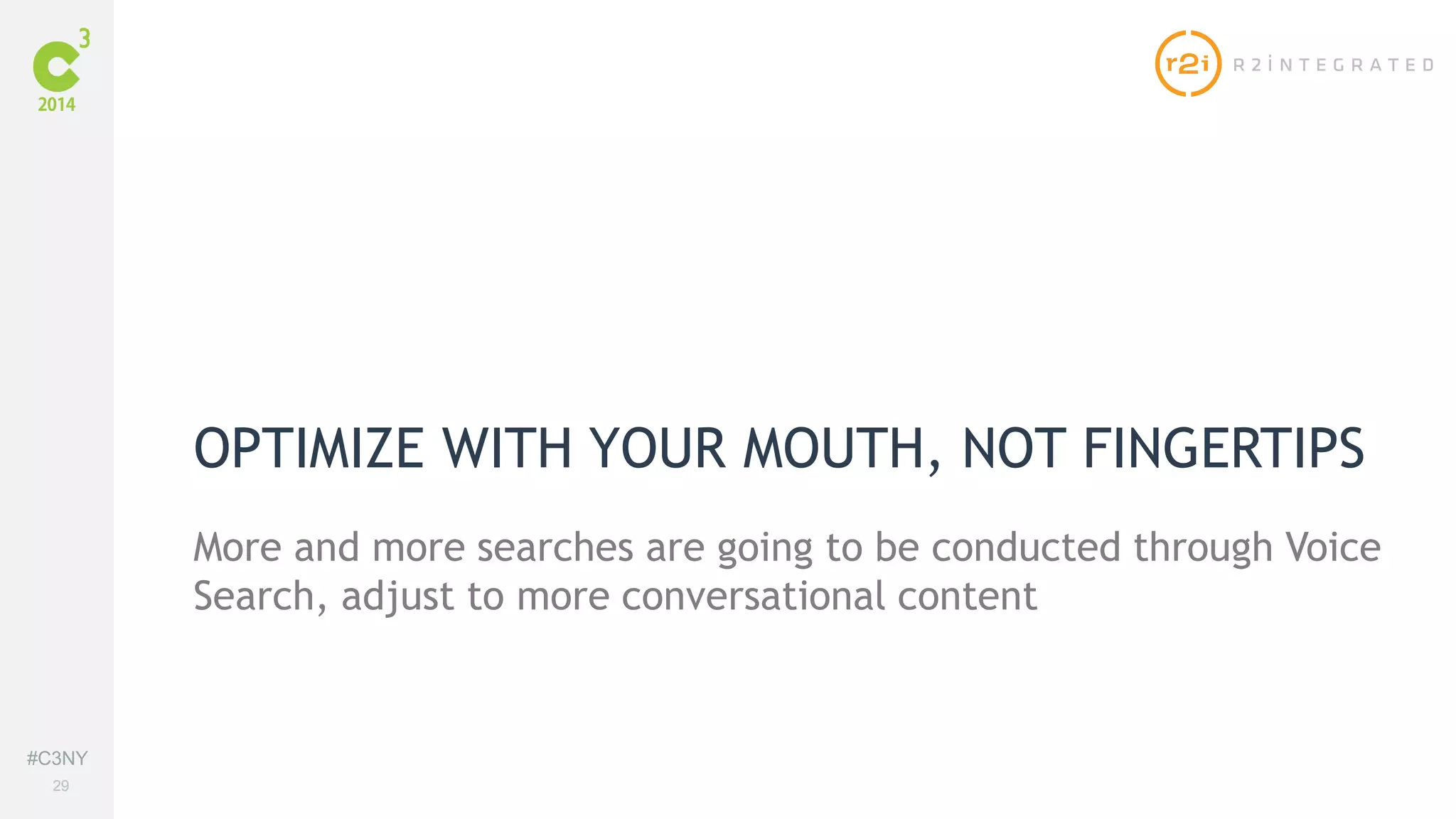 C3 2014 Main Stage Tips & Tricks | PPT