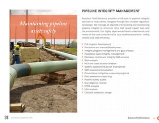 AFS Pipeline Solutions | PDF | Civil Engineering Industry | Industries