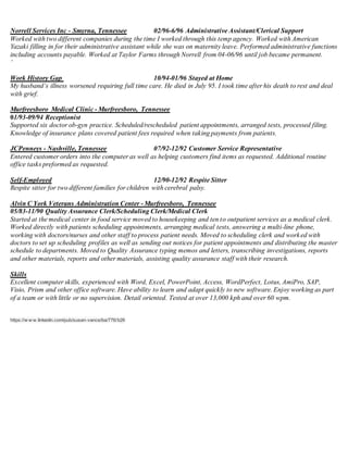 NSCV Resume | PDF