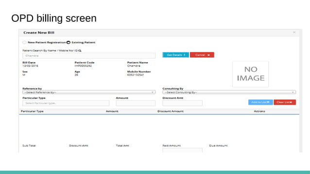 Hospital Management System Presentation | ODP