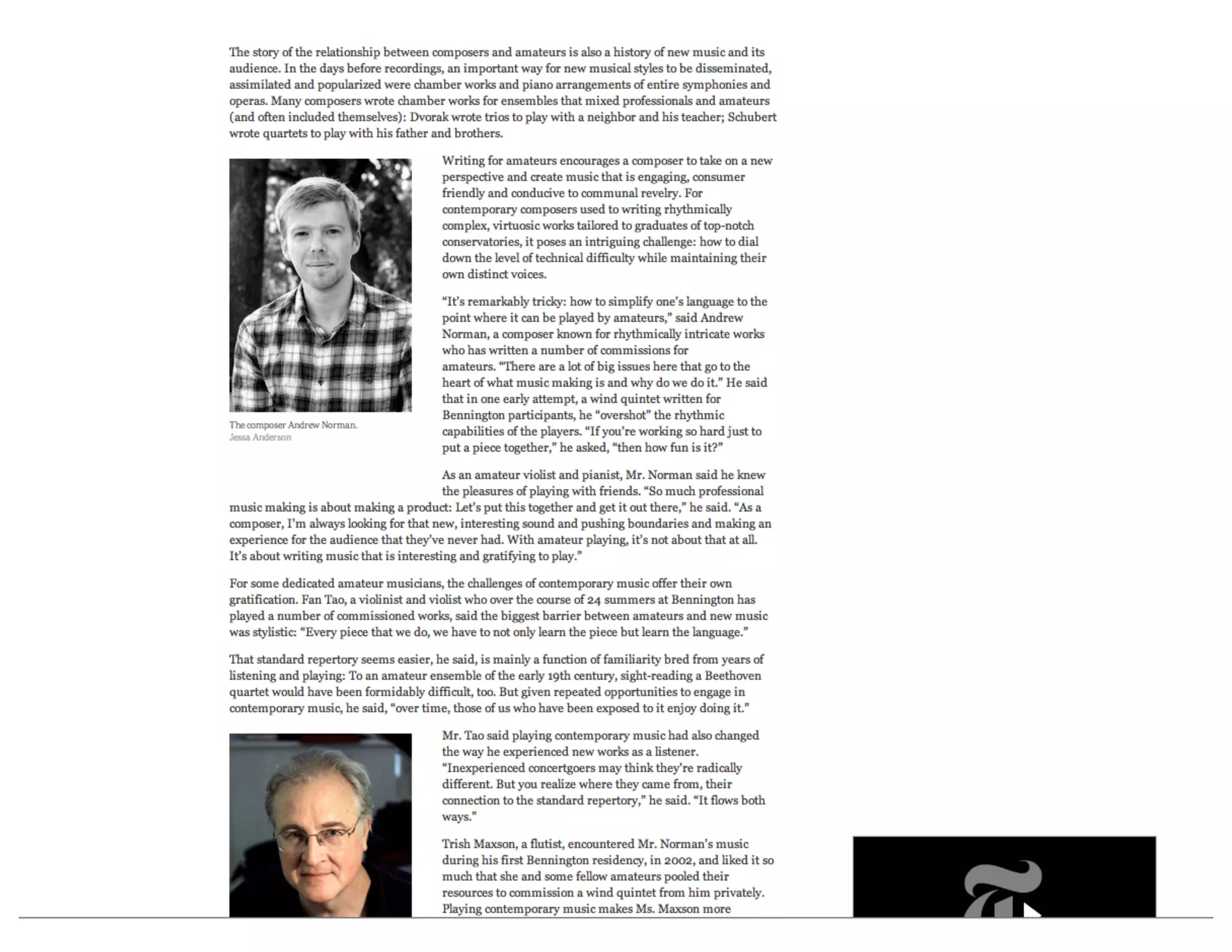 NYT Bennington | PPT