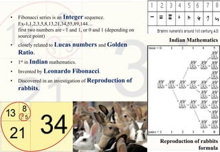 Fibonacci Series | PPTX