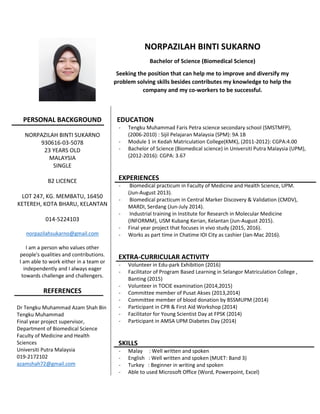 NORPAZILAH BT SUKARNO | PDF