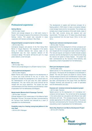 CV_Frank de Graaf_RHDHV-UK 2016 | PDF