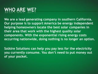 Solaire presentation | PPT