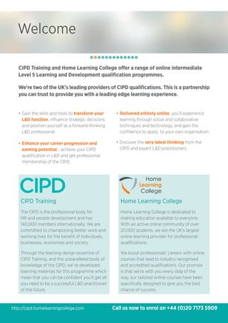 L&D Level 5 Brochure 2016 | PDF | Business Administration | Business