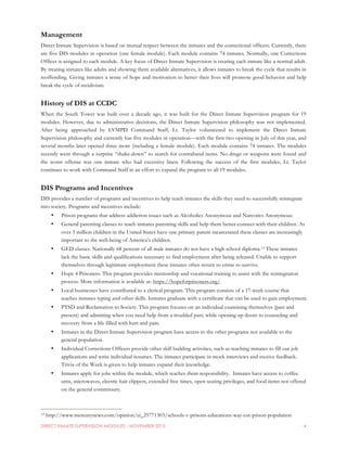 Direct Inmate Supervision CCDC | PDF