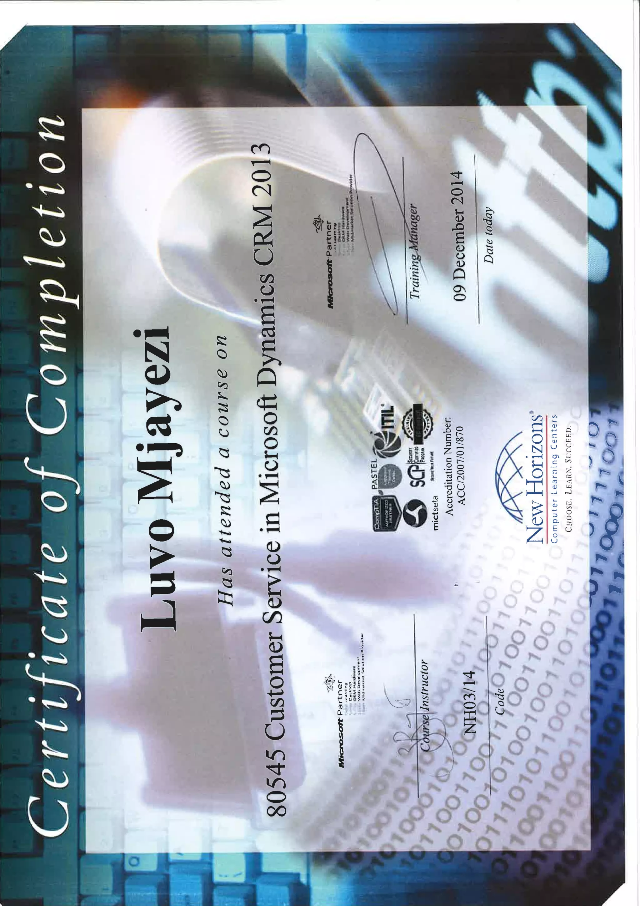 CRM Certificates | PDF