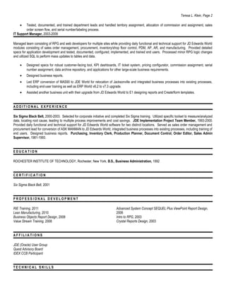 KLEIN TERESA FINAL mf (tl) - 94642 | PDF