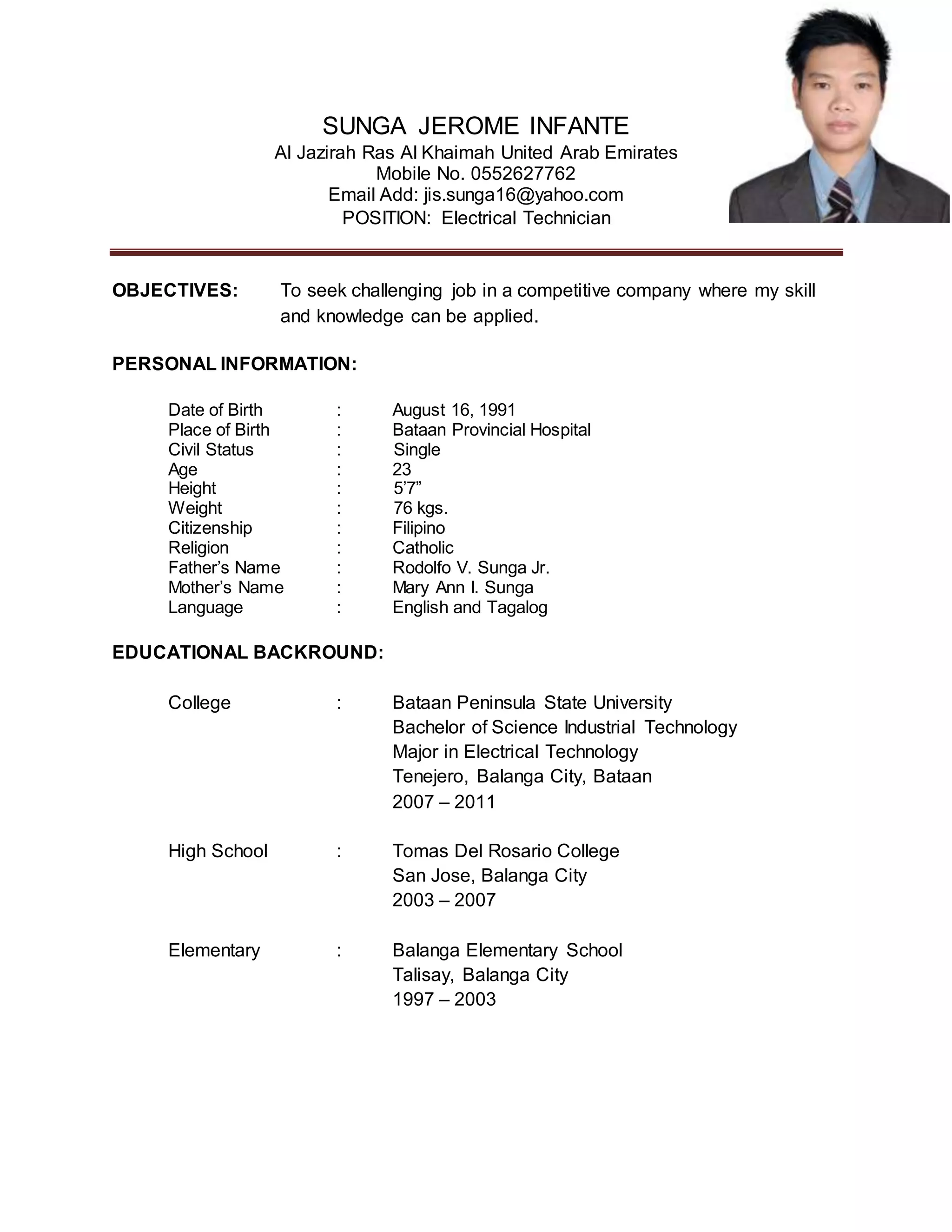 Jerome Sunga UPDATED CV | DOCX