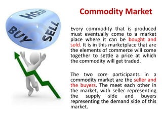 Investors perception towards the commodity market | PPTX