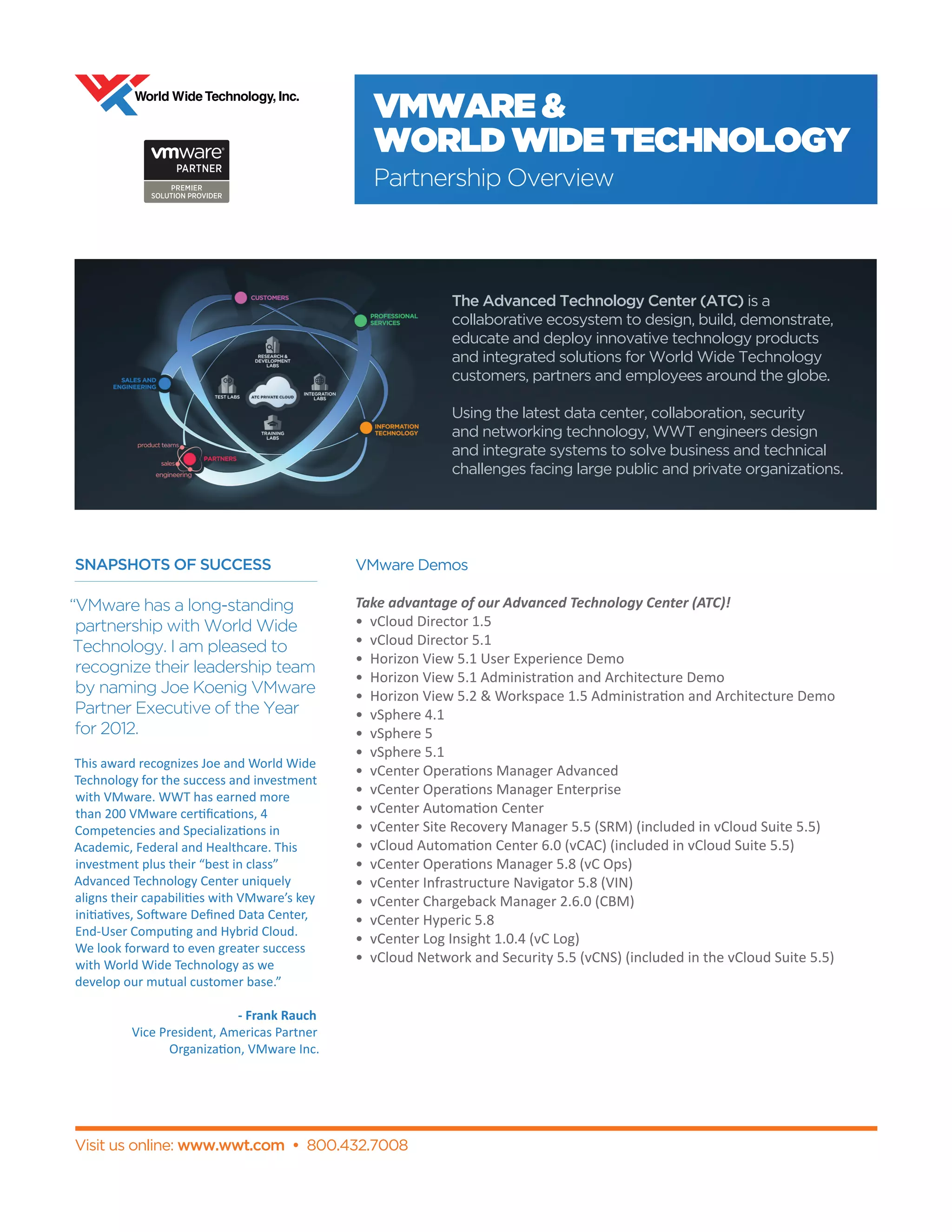 Overview Brochure - VMware Partnership_0 | PDF
