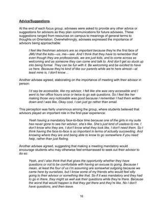 Focus Group Findings Report | PDF