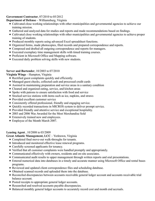 Barbara Barbie Hauber Resume 1 | PDF