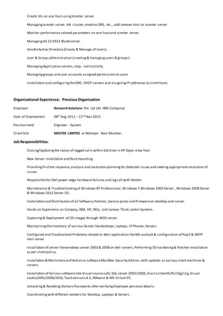 Vaibhav | DOCX | IT and Internet Support | Internet