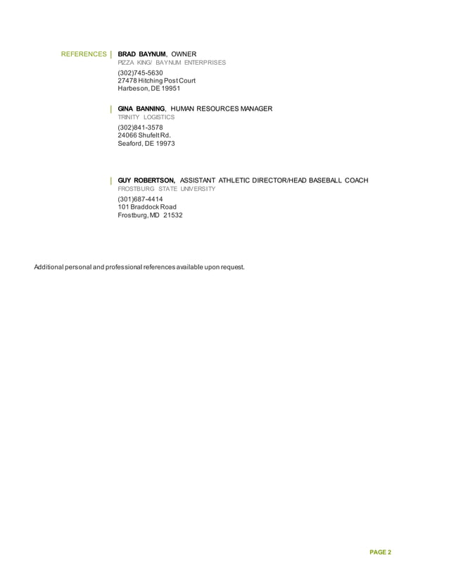 Resume-Connor | PDF | Free Download