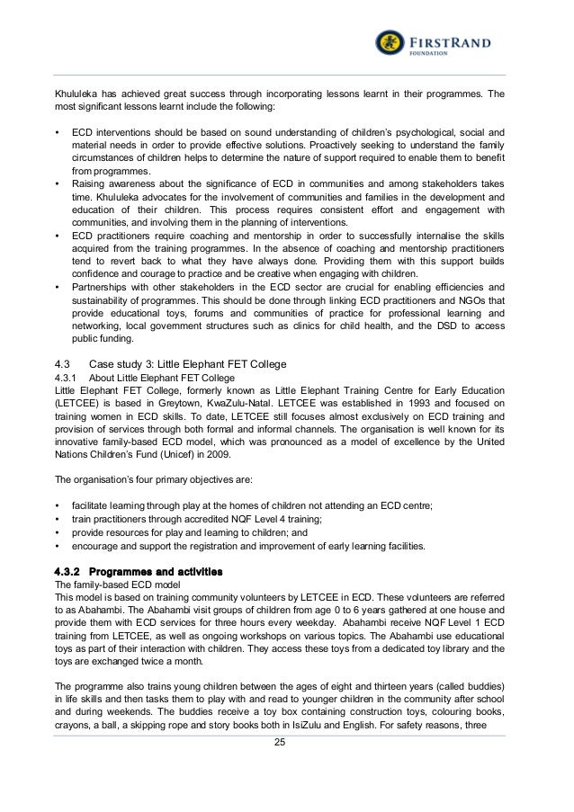 CSI that Works ECD Research Report final Oct 2014