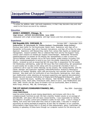 JC resume 2011 revised | DOCX
