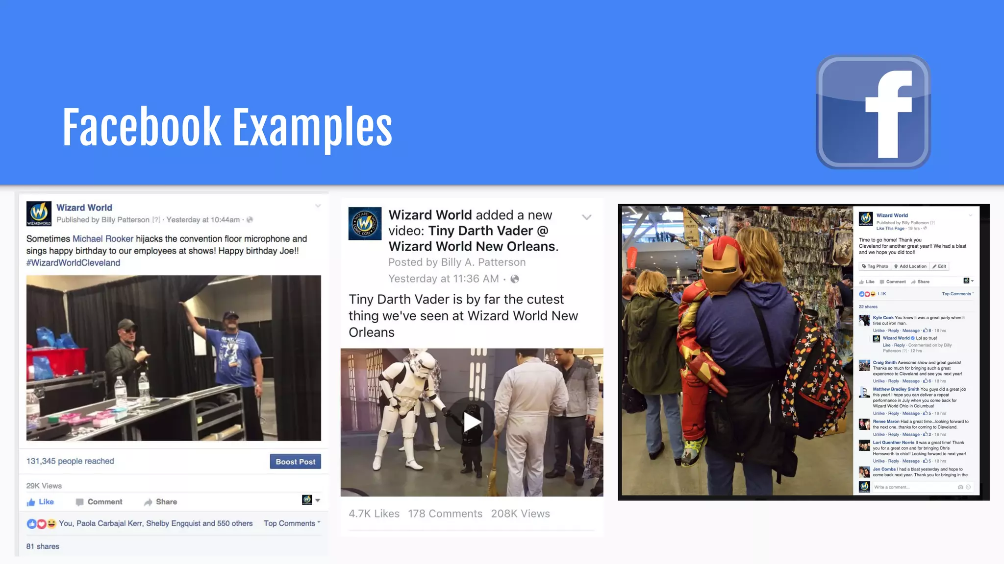 Billy A. Patterson Social Media Portfolio | PDF