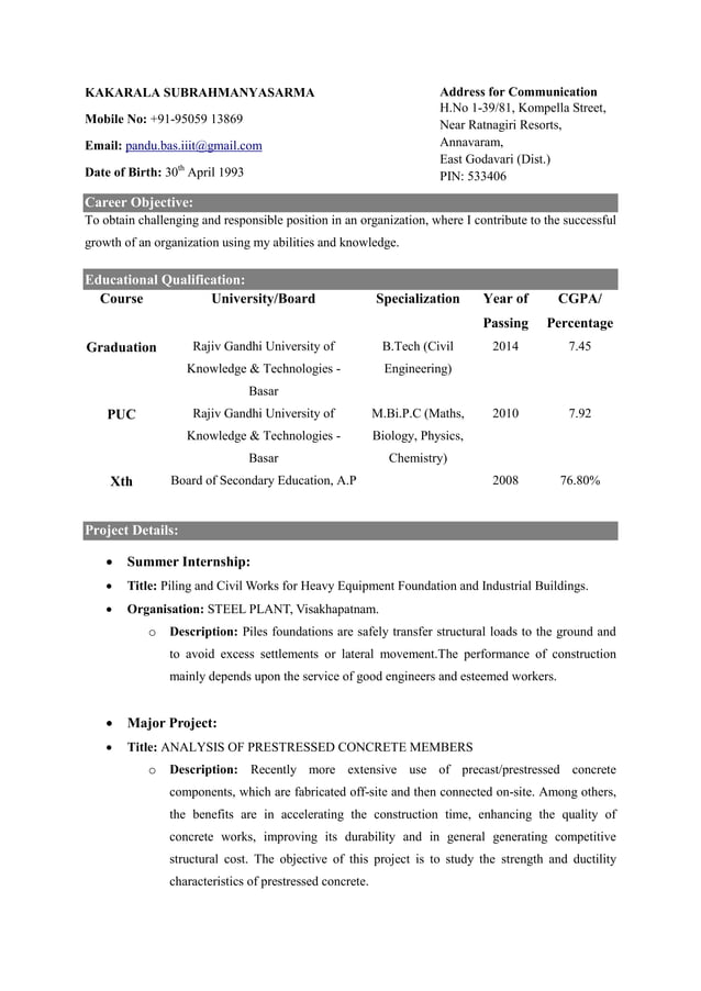 KAKARALA SUBRAHMANYA SARMA | PDF