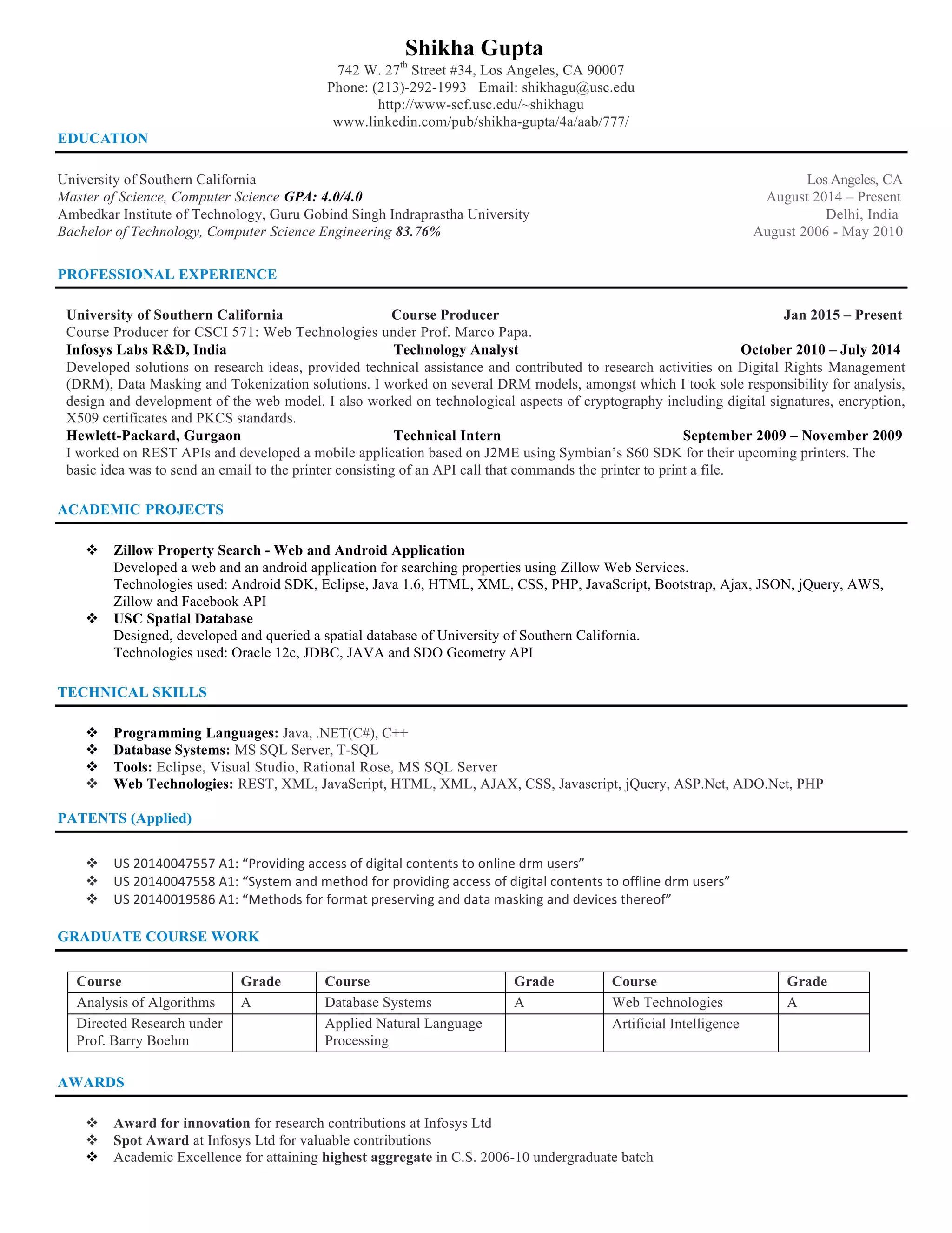 v2_Shikha_Gupta_Resume | PDF