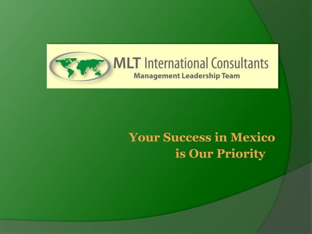 1 MLT International Consultants 2 | PPT